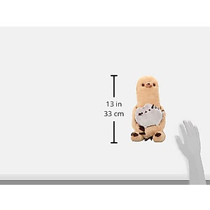 GUND Pusheen with Sloth Plush Stuffed Animal, Set of 2, 13"