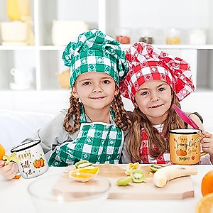 Lallisa 4 Pcs Fall Mini Coffee Mug Autumn Pumpkin Maple Leaf Mini Coffee Cups Fall Tiered Tray Decor with Handle for Kitchen Farmhouse Thanksgiving Home Decoration Centerpieces Gift Centerpieces Party