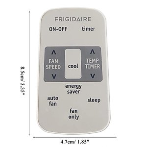 Kcjhagbd Air Conditioning Remote Controller Replacement for RG15D/E-ELL 5304477003 Air Conditioner Remote Remote Controller Compact Portable Comfortable