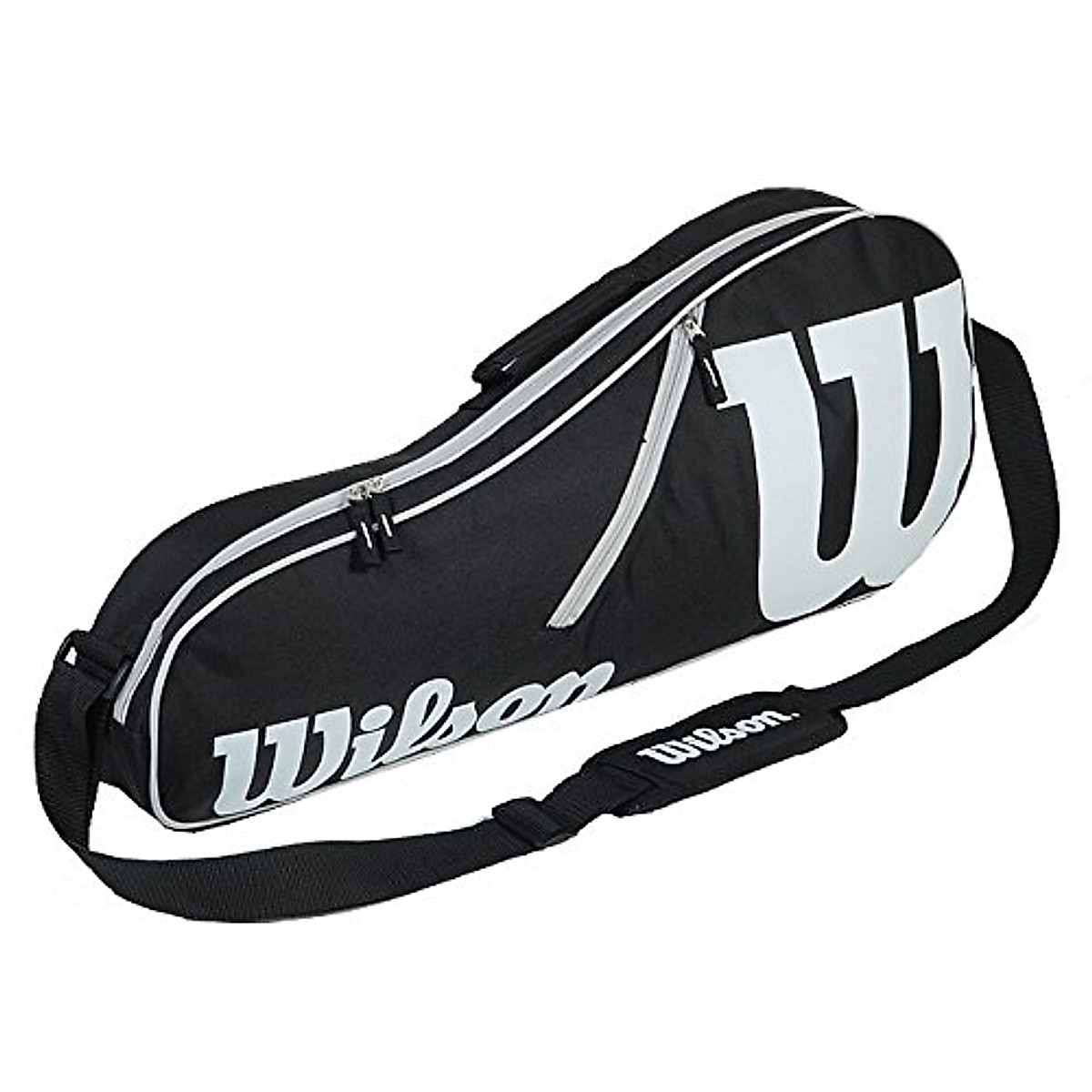 Wilson Energy XL 112 Pre-Strung Recreational Tennis Racquet Bundled with a Black Advantage II Tennis Bag and a Can of Tennis Balls