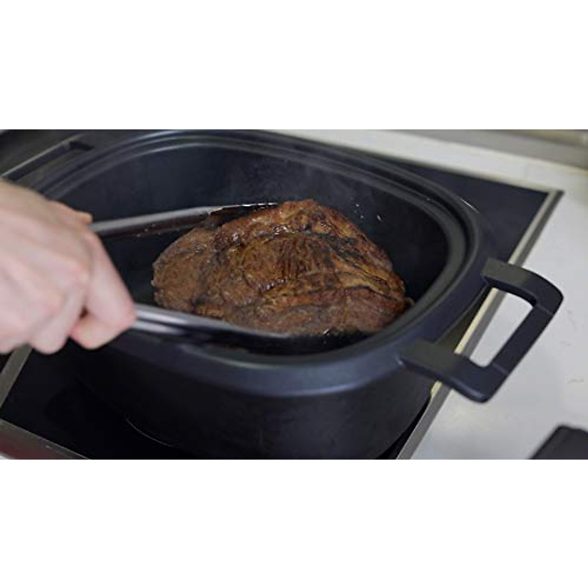 De'Longhi Livenza Programmable Slow Cooker with Stovetop-Safe Pot