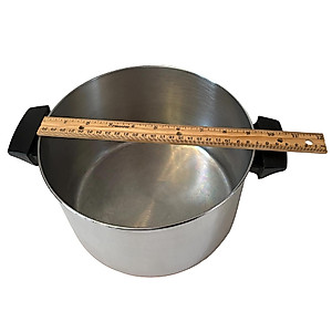 Vtg Revere Ware SS Copper Bottom 6qt Stockpot