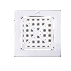 STEADYKLEEN - 8.5-inch Floor Sink Drain Cover Alternative, Square Drain Basket for Restaurants, Use Below 3 Compartment Sink. Sink Strainer with 0.19-inch Holes, Versatile Plastic Drain Screen Basket