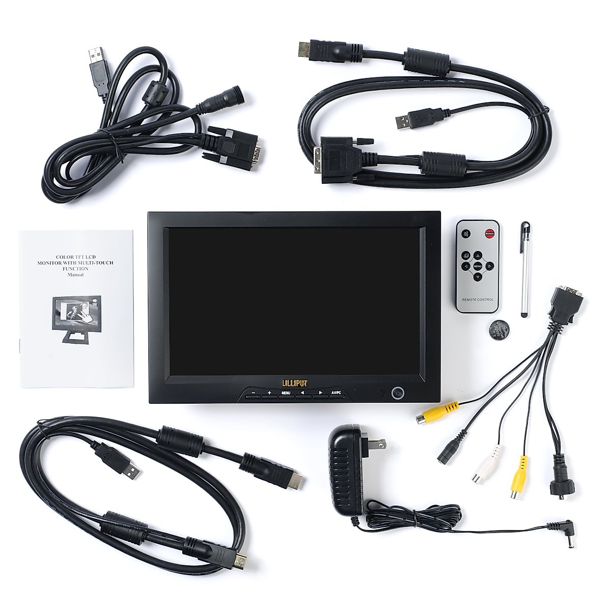 LILLIPUT 10.1" Fa1012-np/c/t Hdmi Input Multi-Touch Monitor by Viviteq