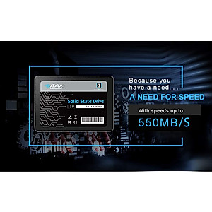 Dataram 256GB 2.5" SSD, 6.0 Gbps SATAIII Solid State Drive High Speed Read & Write