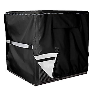 Universal Generator Cover fit for Most Generators 5500-15000 Watt - 28x38x30 inch(Black)