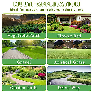 MLZPU 1.4ftx50ft Weed Barrier Landscape Fabric Heavy Duty, Weed Gardening Ground Cover Mat, Weed Control Garden Cloth，Woven Geotextile Fabric for Underlayment，Commercial Driveway Fabric Black