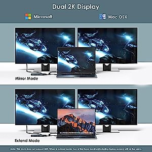 WAVLINK USB C Hub, 8-in-1 Type C Adapter Mini Docking Station with 4K 30Hz HDMI, 2K 60Hz VGA, Gigabit Ethernet, 2 USB 3.0, SD/TF Card Reader, 87W Power Delivery for MacBook Pro and More