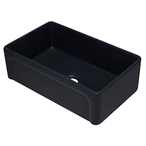 ALFI brand AB3320SB-BM Kitchen Sink, Black Matte