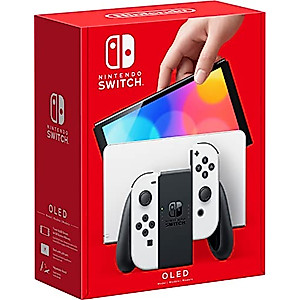 Nintendo Switch (OLED model) w/White Joy-Con (Renewed Premium)