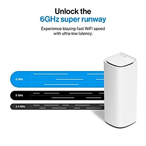 Linksys Velop Pro 7 WiFi Mesh System | One Cognitive Mesh Tri-Band Router with Over 10 Gbps Speeds | Whole Home Coverage up to 3,000 sq. ft. | Connect 200+ Devices | 1 Pack MBE7001 | 2023 Release