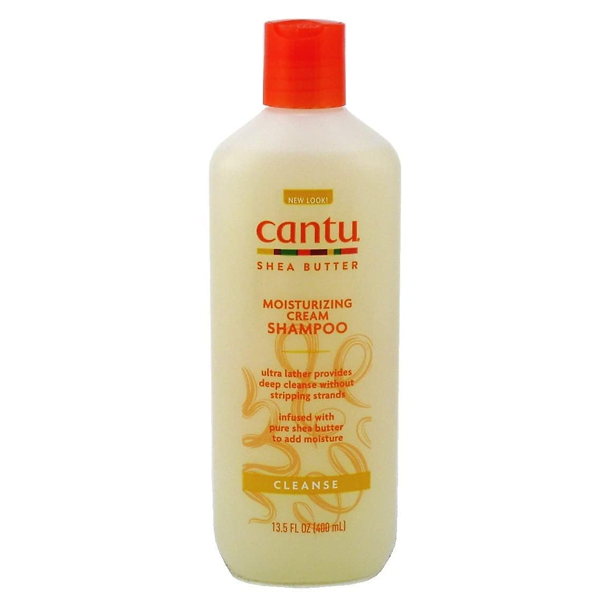 Cantu Shea Butter Shampoo Moisturizing Cream 13.5 Ounce (399ml) (2 Pack)