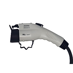 Duosida Level 1+2 EV Charger(120-240V,16A,25ft) Portable EVSE Home Electric Vehicle Charging Station Universal