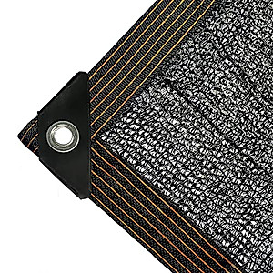 winemana 50% Black Shade Cloth, 20 x 30 FT Durable Mesh Tarp with Grommets, Garden Sunblock Shade Cloth Shading Antifreezing for Plants Cover, Greenhouse, Barns Kennel, Patio, Tomatoes