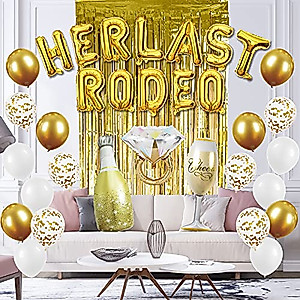 Bachelorette Party Decorations Cowgirl Bachelorette Party with Her Last Rodeo Bridal Shower Decorations Western Country Wild West Themed