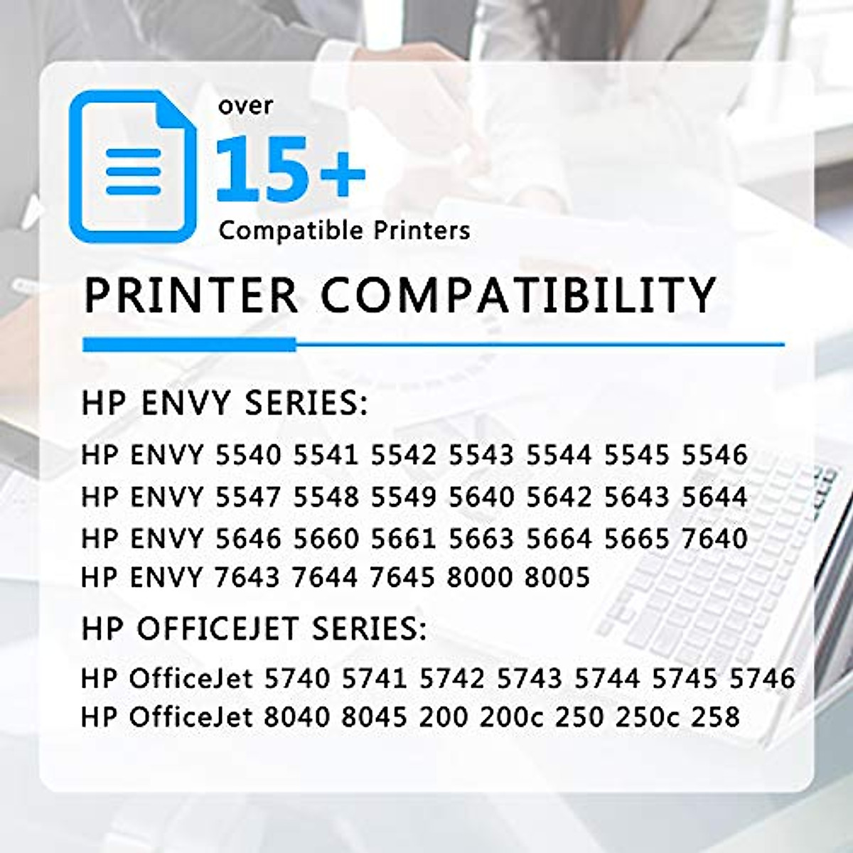 NineLeaf Remanufactured 62XL High Yield Ink Cartridge C2P05AN Compatible for HP Envy 5640 5642 5643 5644 5646 5660 7640 7645 OfficeJet 5740 5741 5742 5743 5745 8040 200 250 Printer （2 Pack, Black