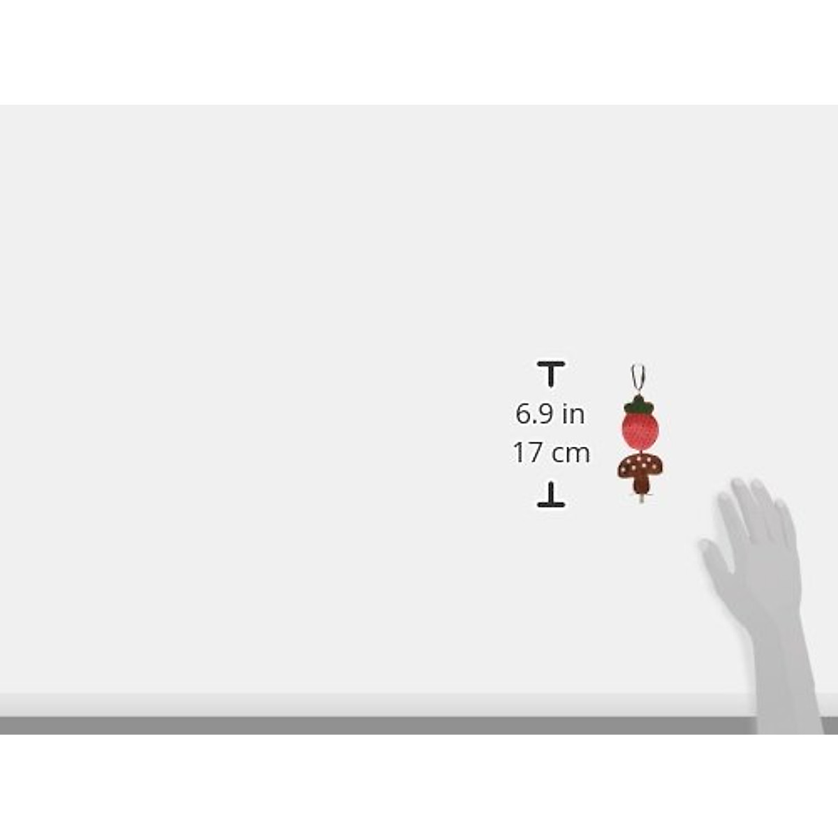 Living World Nibblers, Wood Chews, Strawberry and Mushroom on a Stick