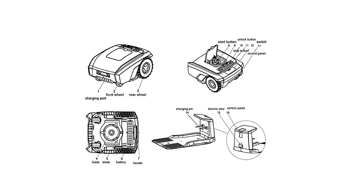 Smart App-Controlled Robotic Lawn Mower for Yards