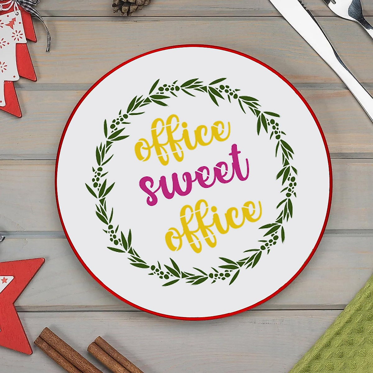 Welcome Stencils for Painting on Wood, Large Reusable Welcome Letters Word Stencil Plastic Art Farmhouse Templates for 12 Inch Wood Door Hanger Sign Canvas Mat Crafts Wall Home Decor(Hello)