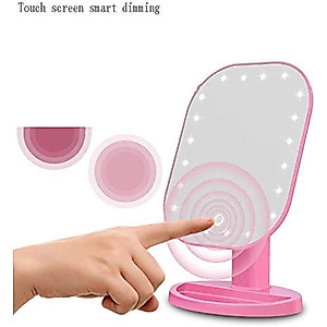 KXA Magnifying Glass Portable Sunglasses 10x Magnifying Glass led Travel Cosmetic Mirror Beauty Moisturizing Makeup Mirror
