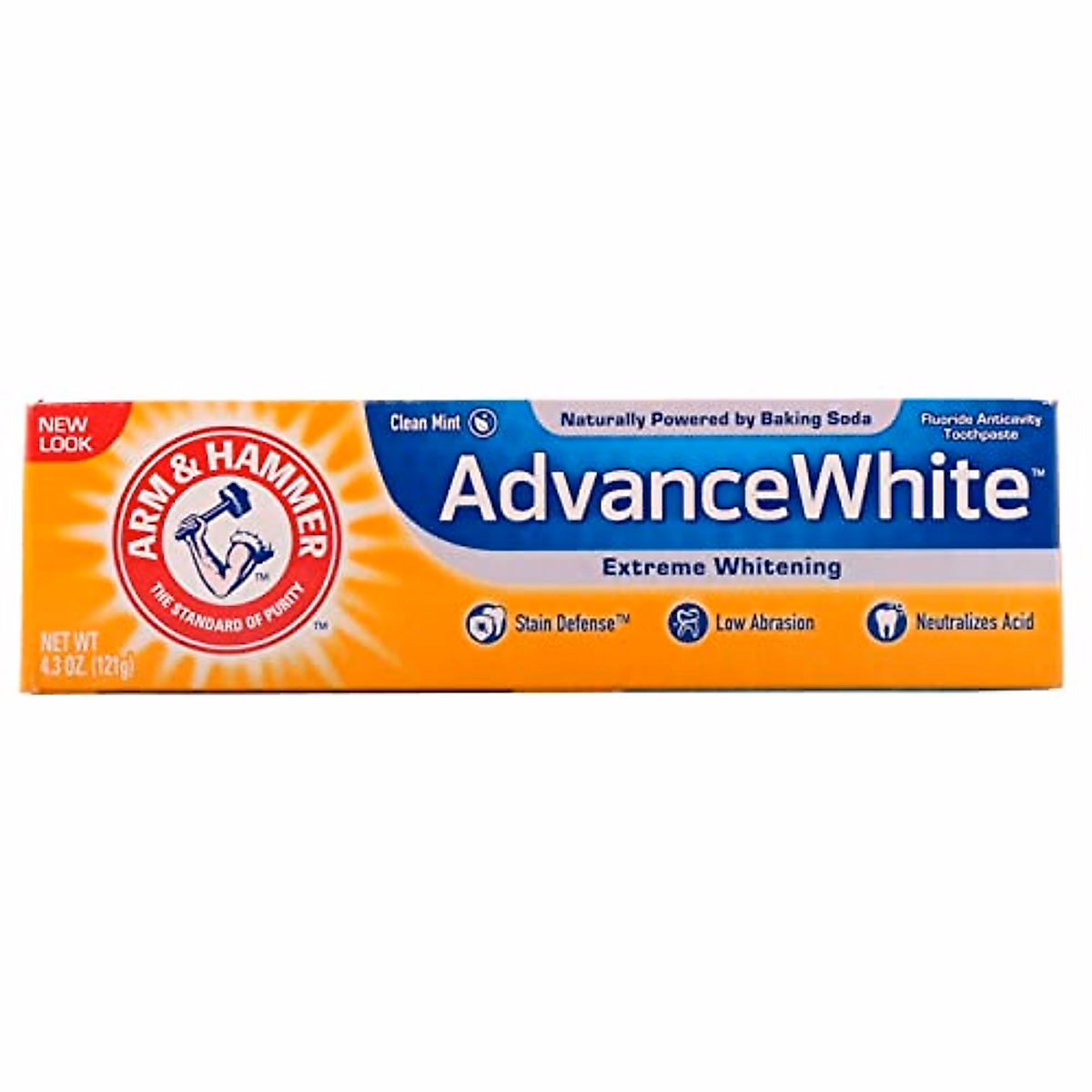 ARM & HAMMER Advance White Baking Soda & Peroxide Toothpaste, Extreme Whitening 4.3 oz