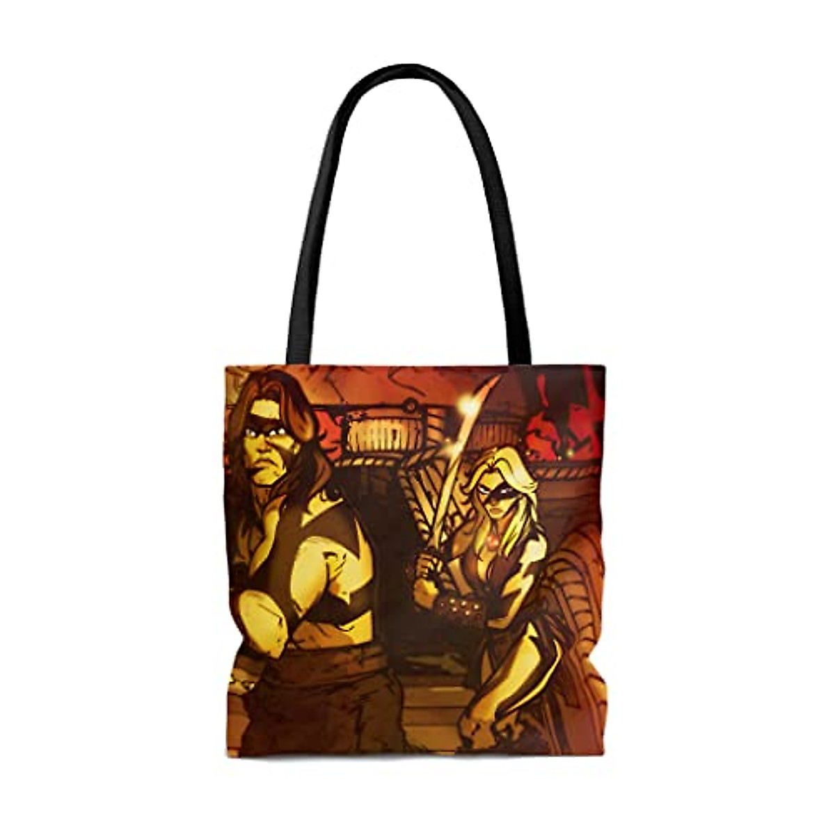 C0nan the barbarian Aesthetic Tote Bag for Women and Men Beach Bag Shopping Bags School Shoulder Bag Reusable Grocery Bags