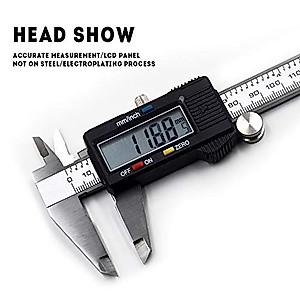 Oudtinx Electronic Digital Caliper with Extra Large LCD Screen | 0-8 Inches | Inch/Millimeter Conversion