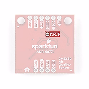SparkFun Environmental Sensor Breakout - BME680 (Qwiic) - Combine Gas sensor Temperature Humidity & Barometric pressure sensing for complete environmental sensor 1 inch x 1 inch footprint No soldering