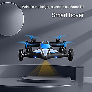 Aufmer Mini Drone with Kids Camera, 2.4G Quadcopter Drone with Land Mode or Flight Mode, Altitude Hold, Headless Mode, 3D Flip, RC Drones (Blue)