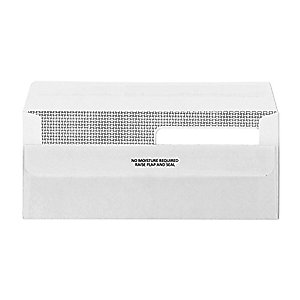 500 No. 10 Flip and Seal Double Window Security Envelopes - Perfect Size for Multiple Business Statements, Quickbooks Invoices, and Return Envelopes -Number 10 Size 4 1/8 X 9 ½ Inch