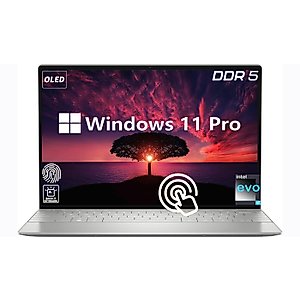 Dell XPS 13 Plus Business Laptop, 13.4 Inch 3.5K OLED Touchscreen, 12th Intel Evo i7-1260P, 16GB DDR5 RAM, 1TB SSD, Windows 11 Pro, Fingerprint Reader, Backlit Keyboard, 2 x Thunderbolt 4, Silver