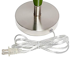 Elegant Designs LT3308-GRN Needle Stick Table Lamp, Green
