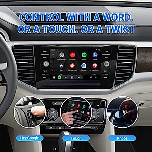 A2Air Wireless Android Auto Adapter - 13s Auto-Connect Fast Speed,2024 Upgrad Android Auto Wireless Adapter for Cars with Factory Wired Android Auto,2024 October