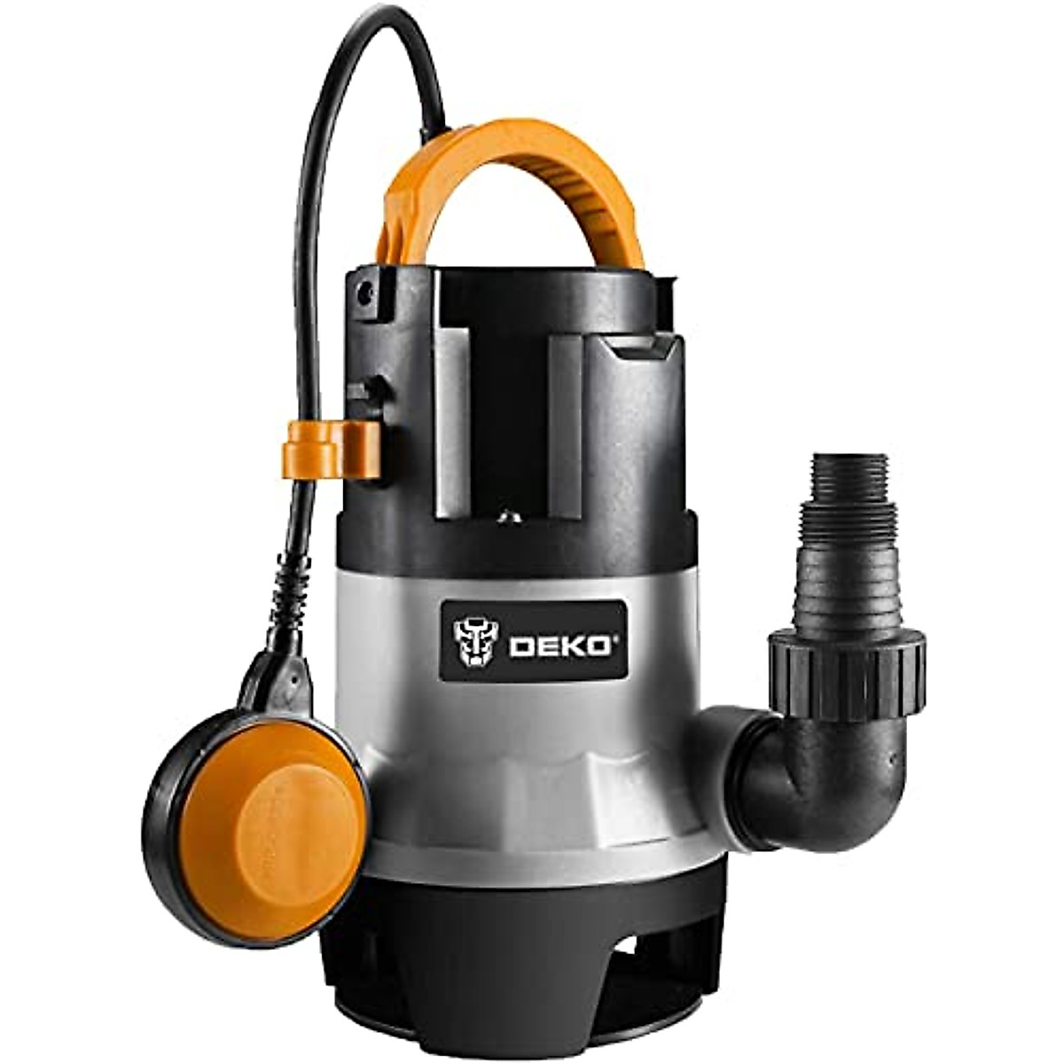 DEKO 400W 1/2HP Sump Pump 1981GPH Submersible Pump Clean/Dirty Water Pump Swimming Pool Garden Tub Pond Flood Drain w/Float Switch and Long 16ft Cable