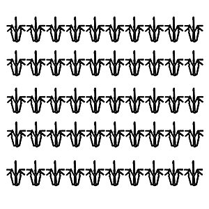 50pcs 90467-12040, 9046712040 Grille Retainer Clips for 2000 Toyota Tacoma SR5 Extended Cab Pickup 2-Door 2.7L 2694CC l4 GAS DOHC Naturally Aspirated