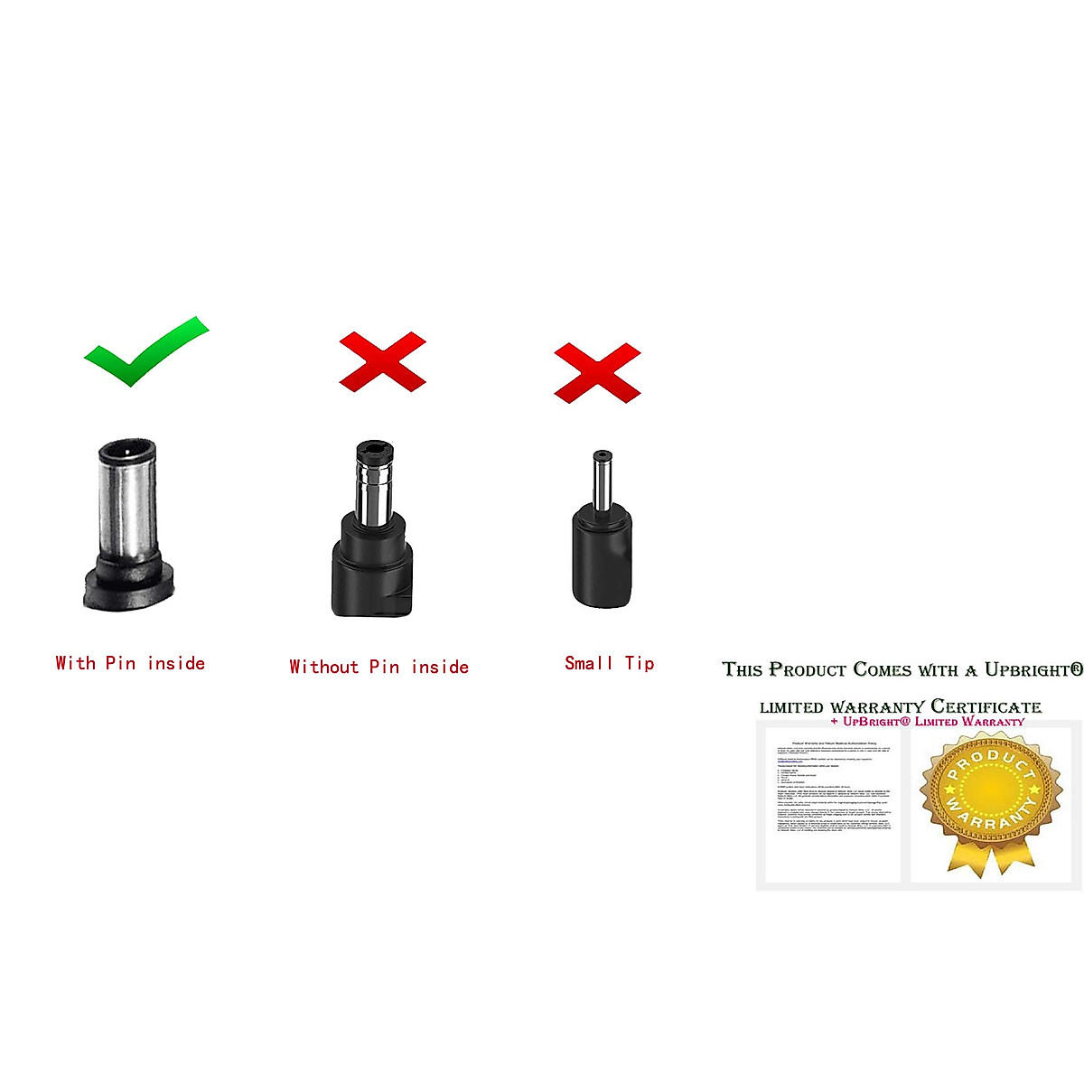 UpBright 19V AC/DC Adapter Compatible with LG 29WL500 B 34WL500 B IPS LED UltraWide FHD FreeSync LCD Monitor ADS-45FSN-19 19040GPCU EAY63190106 ADS-45SN-19-3 19040G 19VDC 2A 2.1A Power Supply Charger