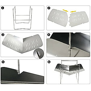 TWDYC Wood Stove Campfire Wood Fire Heater Stove Outdoor Camping Portable Heating Stove BBQ Cooking Stove (Color : B)