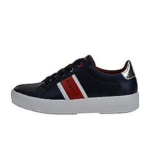 bugatti Women's Low-Top Sneakers, Blue Dark Blue Red 4130, 8.5