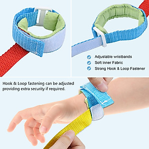 Children Safety Walking Rope with 12 Handles For Childcare Daycare Preschool Kindergarten School Field Trips Outdoor Activities - Extendable Design Adjustable & Safe Wristbands - 2024 Upgraded Version