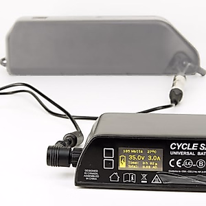 Grin Technologies Cycle Satiator - Programmable Electric Bike Battery Charger (24V, 36V, 48V, 52V) - Customized Charging for Optimal E-Bike Performance