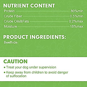 MON2SUN Dog Rawhide Rolls Twist Sticks Dog Chew Treats Natural Flavor 6-6.5 Inch 40 Count for Puppy and Small Dogs