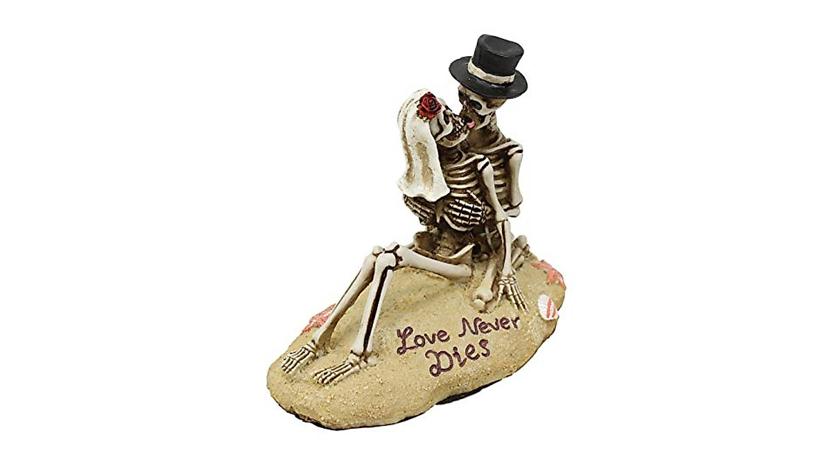 Love Never Dies Skeleton Couple Figurine - Unique Gift