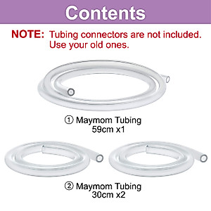Maymom Tubing Compatible with Lansinoh Breastpump Not Original Lansinoh Pump Parts Replace Lansinoh Tubing. Work with Lansinoh Signature Pro,Lansinoh Smartpump