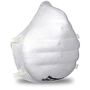 Honeywell Home N95 NIOSH-Approved Molded Cup Disposable Respirator Mask, 20-Pack (DC300N95)