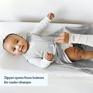 HALO Sleepsack, Micro-Fleece Wearable Blanket, Swaddle Transition Sleeping Bag, TOG 1.0, Elephant Texture, X-Large, 18-24 Months