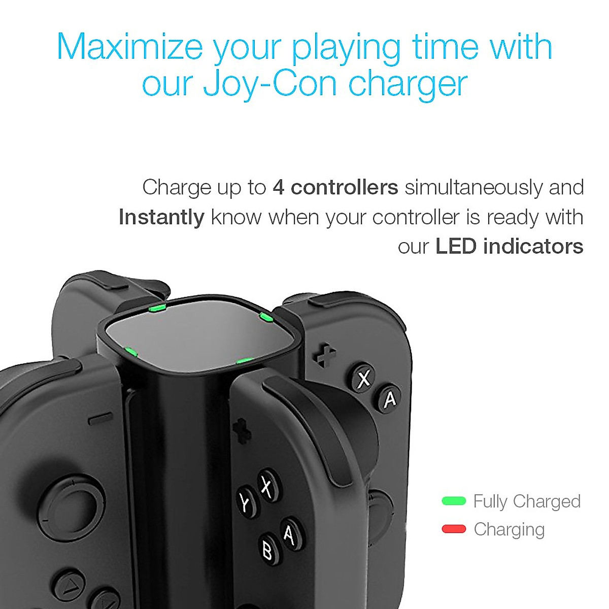 Centeni Joy Con Charging Dock Switch Controller Charger Station for Nintendo Switch 2017& Nintendo Switch OLED Joy-Con