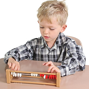 Really Good Stuff Plastic Rekenrek - 20-Beads - Early Childhood Math Tool - Prek+