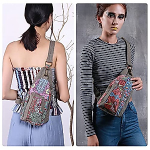 Black Butterfly Premium Chest Bag for Women Crossbody Small, Chest Pack for Fashion and Light (1037K)