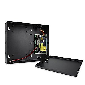 MENGQI-CONTROL TCP/IP 4 Door Entry Access Control Panel Kit Electric Strike Fail Secure NO Mode Lock Enroll RFID USB Reader 110-240V Power Supply Box RFID Reader Phone APP remotely Open Door