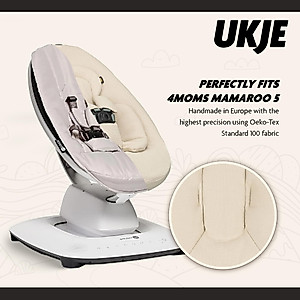 UKJE 4moms mamaRoo 4 Baby Swing Insert- Insert Compatible with 4moms mamaRoo and rockaRoo- mamaRoo Newborn Insert- Infant Insert for mamaRoo- Baby Swing, Baby Rocker Insert- Pink Flowers
